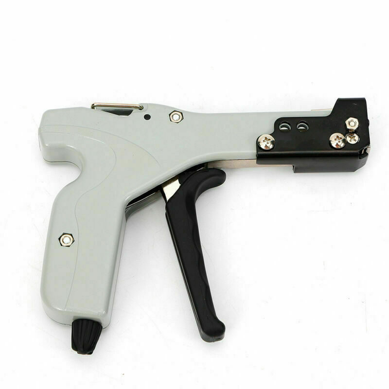 Stainless Steel Cable Tie Gun Adjustable Tension Fastening Tool ...