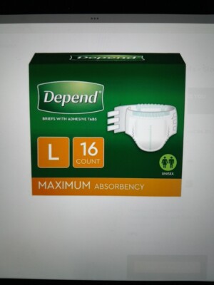 3 Pk.Depend Incontinence Protection with Tabs Disposable Underwear ...