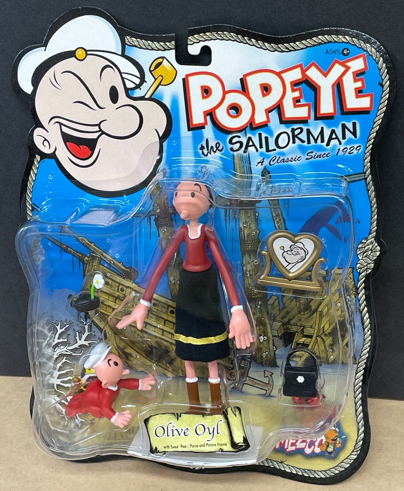 Popeye The Sailorman Olive Oyl W Swee Pea Figure Mezco 2001 Ebay