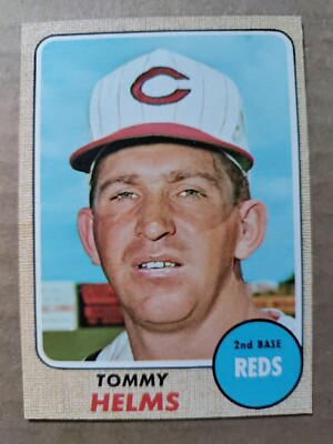 1968 Topps Tommy Helms EX Cincinnati Reds #405 read description | eBay