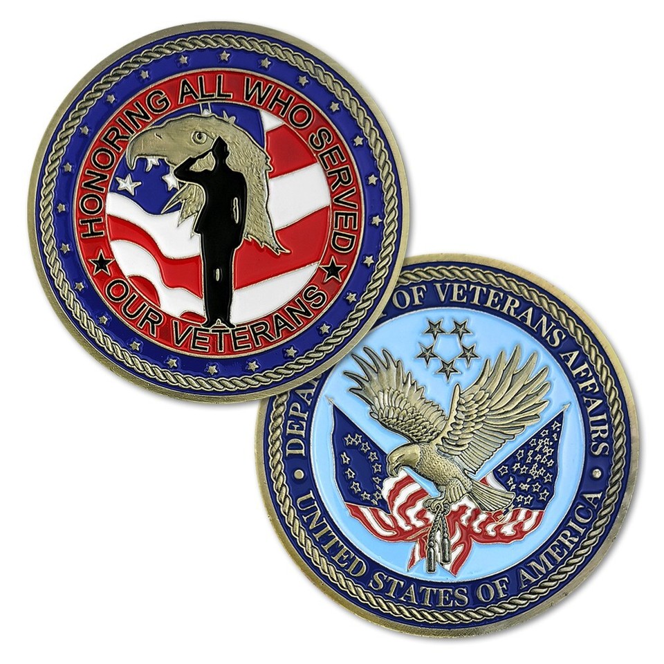 Veterans Affairs Commemorative Coins, Thank You Veterans Military ...