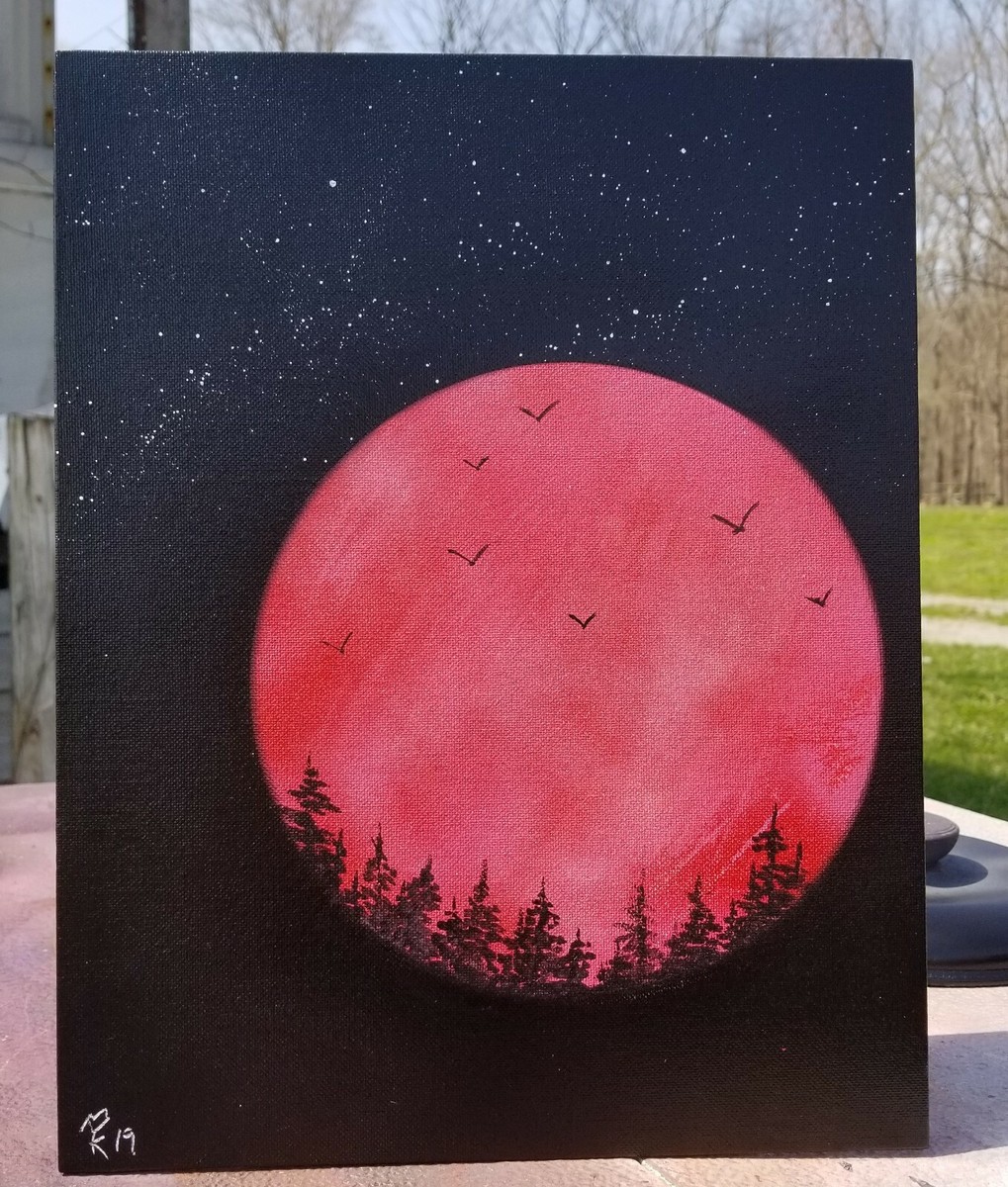 Spray Paint Nature Paintings Candy Space Landscape 🍭 SPRAY PAINT