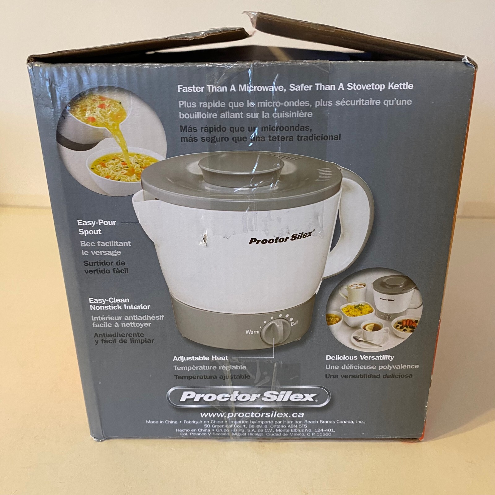 Proctor Silex 48507 Hot Pot 32 Oz White for sale online | eBay