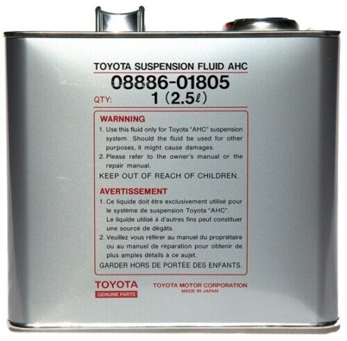Genuine Lexus Toyota AHC Suspension Fluid 2.5 Liters 08886-01805 08886 ...