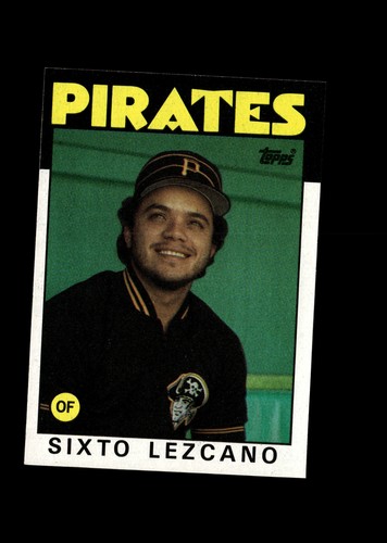 Sixto Lezcano - 1986 Topps Baseball #278 - Pittsburgh Pirates + FAST ...