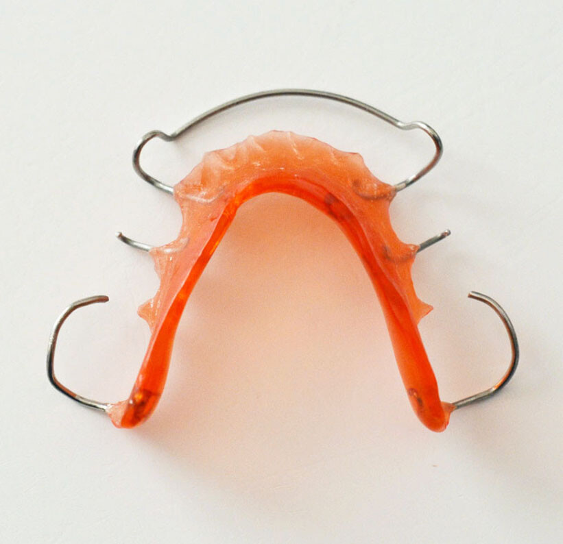 CUSTOM HAWLEY RETAINER New Orthodontic Dental Braces Teeth IMPRESSION ...