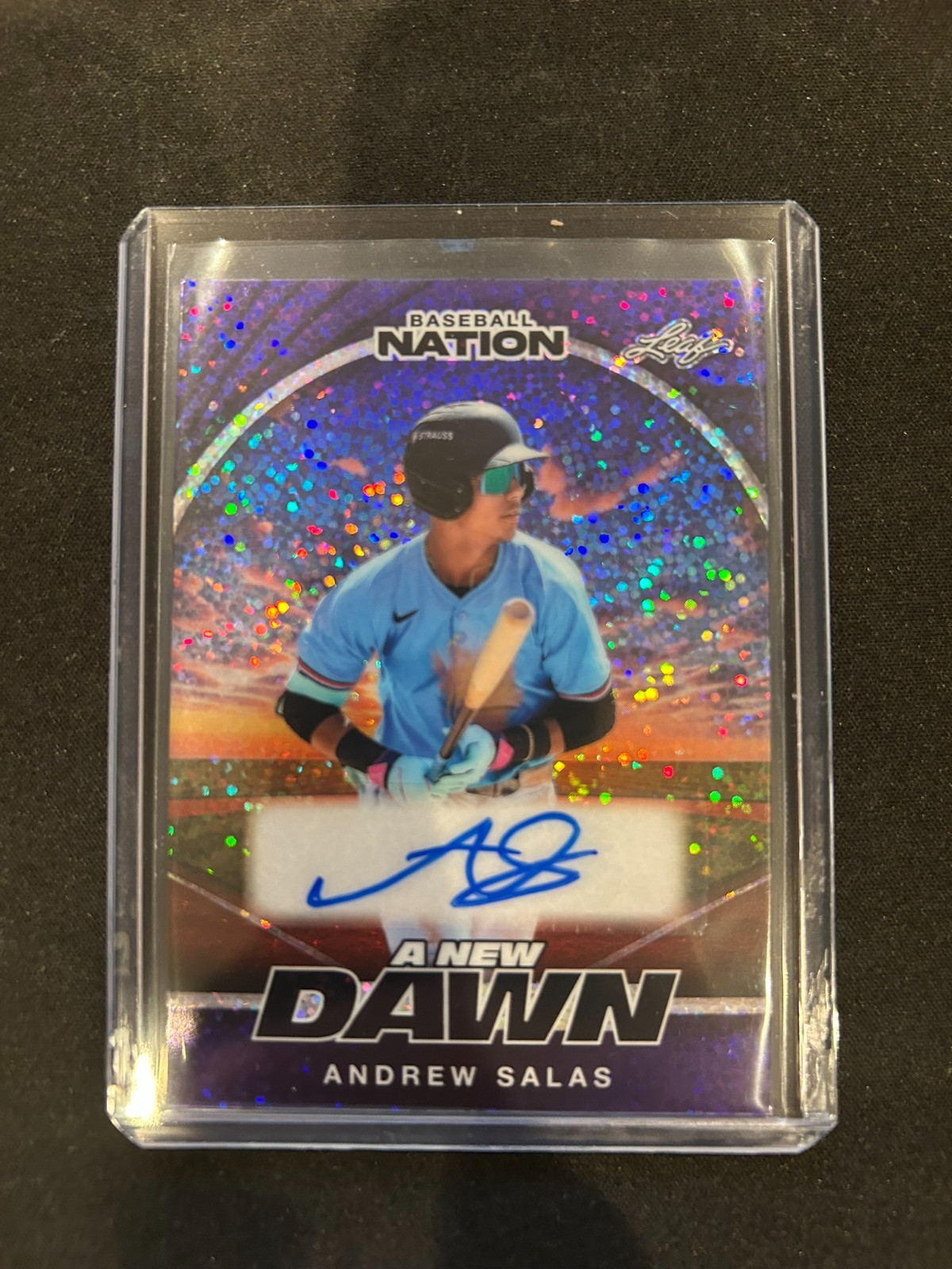 Andrew Salas 2025 Leaf Baseball Nation #NA-AS1 New Dawn Autographs ...