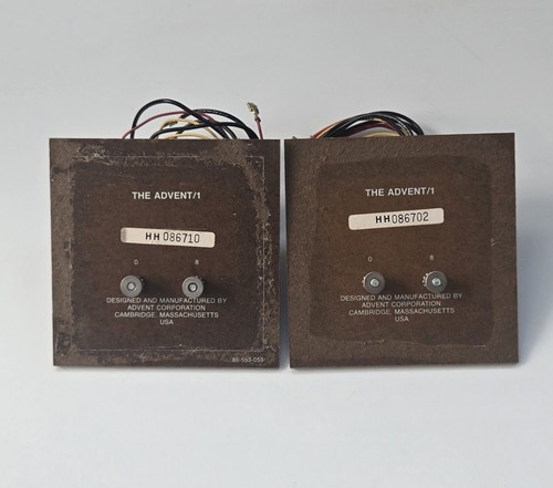Vintage Advent/1 Speaker Pair Of Crossovers | eBay