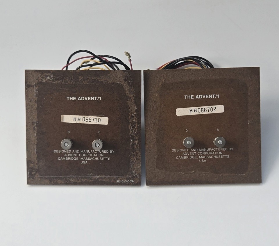 Vintage Advent/1 Speaker Pair Of Crossovers | eBay