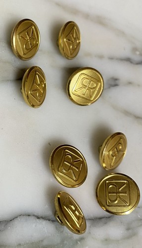 Disneyland Railroad Retlaw Uniform Brass Buttons Original 8 Set Lot ...