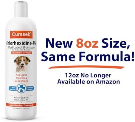 Curaseb Chlorhex 4 Shampoo for Dogs Cats Vet Strength | eBay