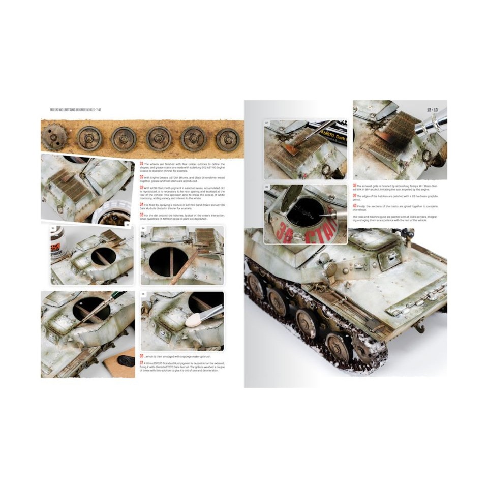 AK Modeling Book Modeling WW2 Light Tanks and Armored Vehicles New | eBay