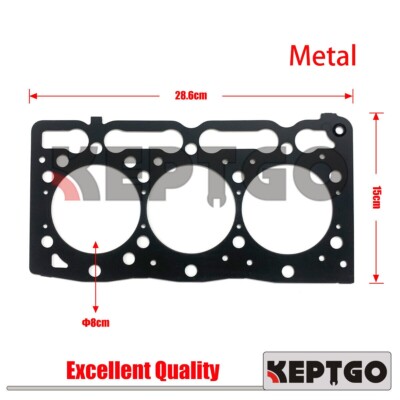 New Metal STD Cylinder Head Gasket 16231-03310 for Kubota D1005 Engine ...