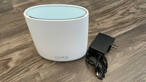 NETGEAR Orbi Model RBR20 White Router Home Mesh WiFi Tri-band w/ Power ...