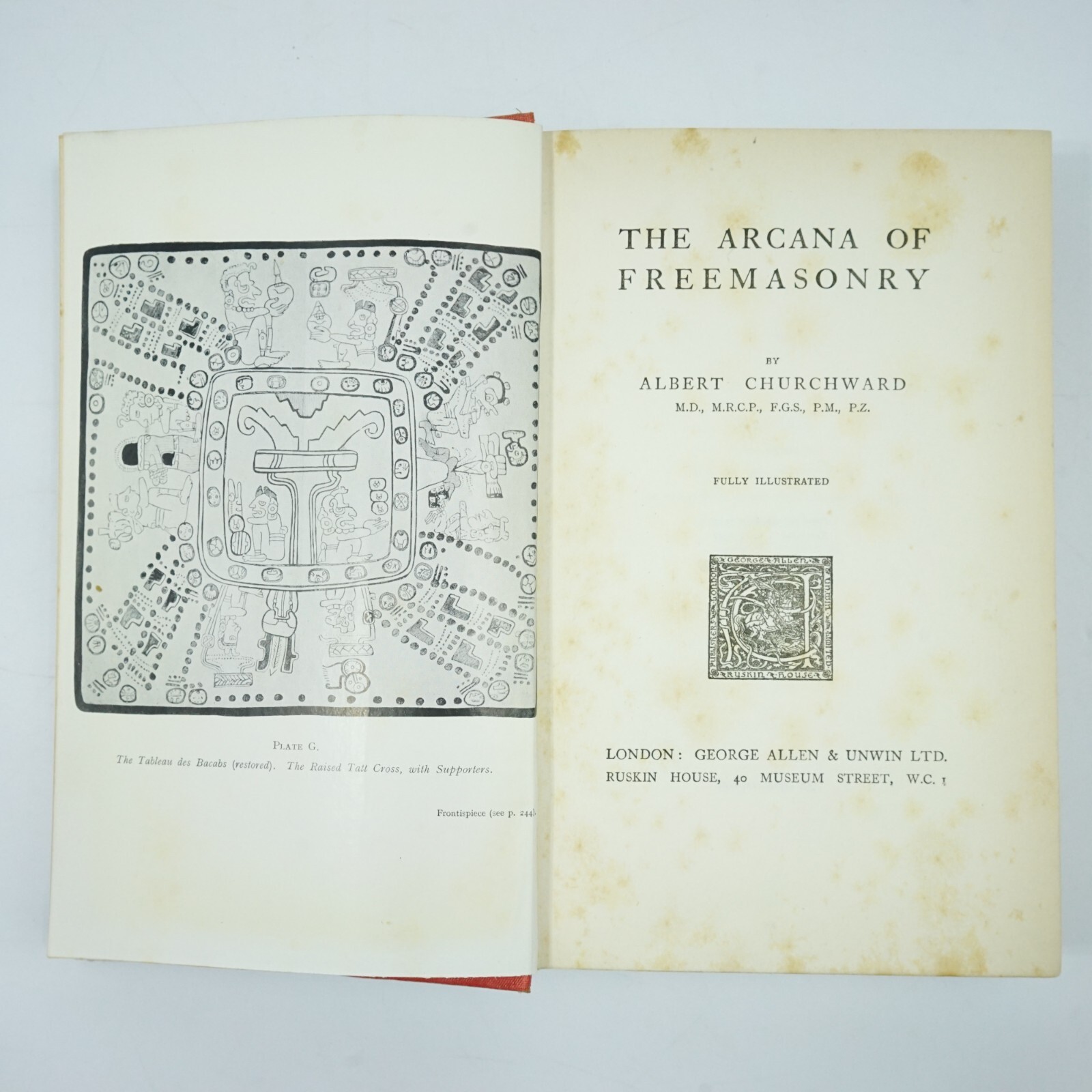 CHURCHWARD, Dr Albert; The Arcana of Freemasonry. 1922 2nd Edition | eBay
