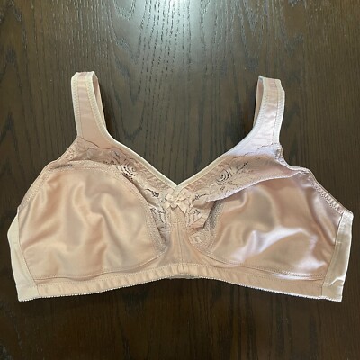 Glamorise Bra 42D Wire Free Light Lift Adjustable Strap Unlined Full ...