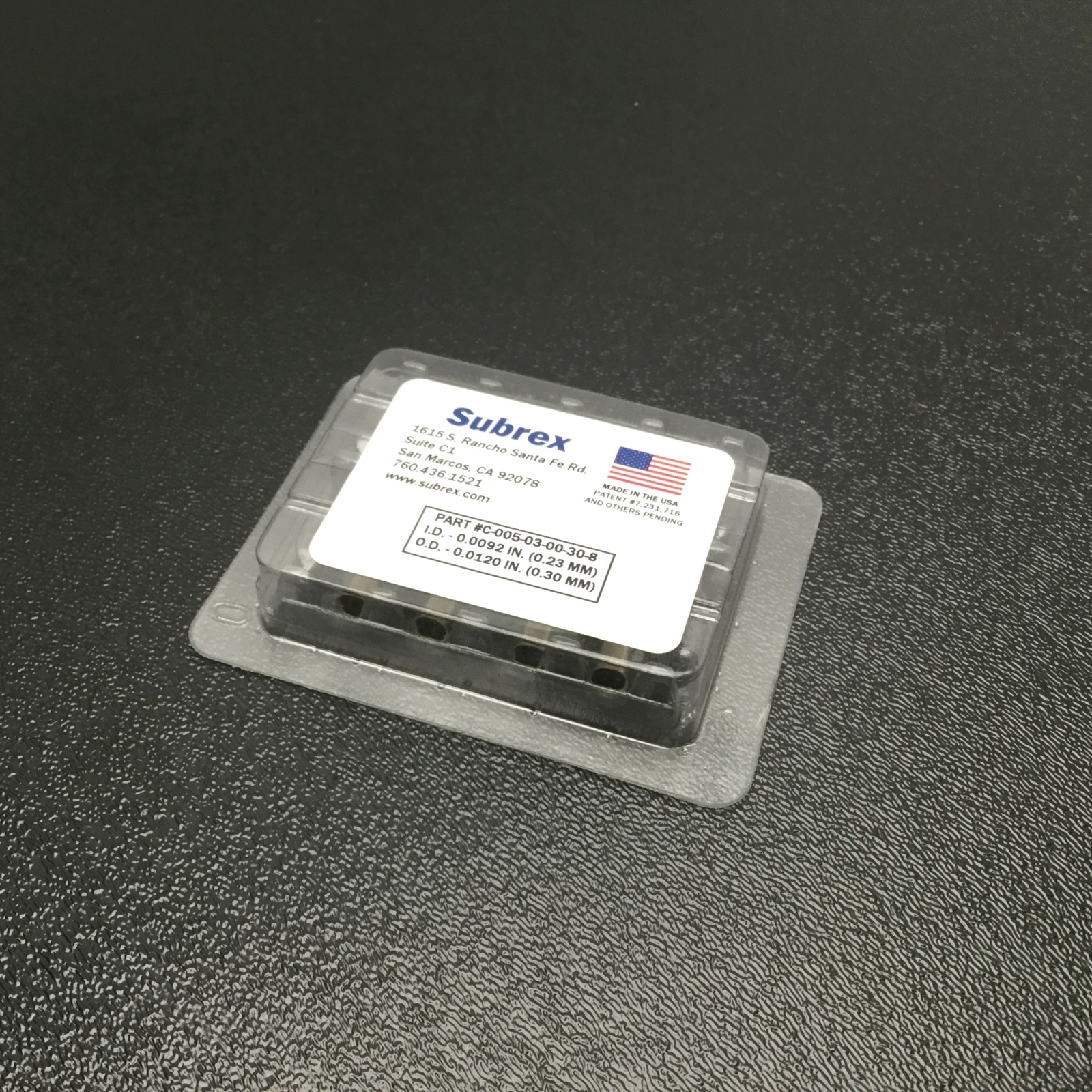 Subrex C-005-03-00-30-8 Standard Gauge Precision Nozzle Cores 30 Gauge ...