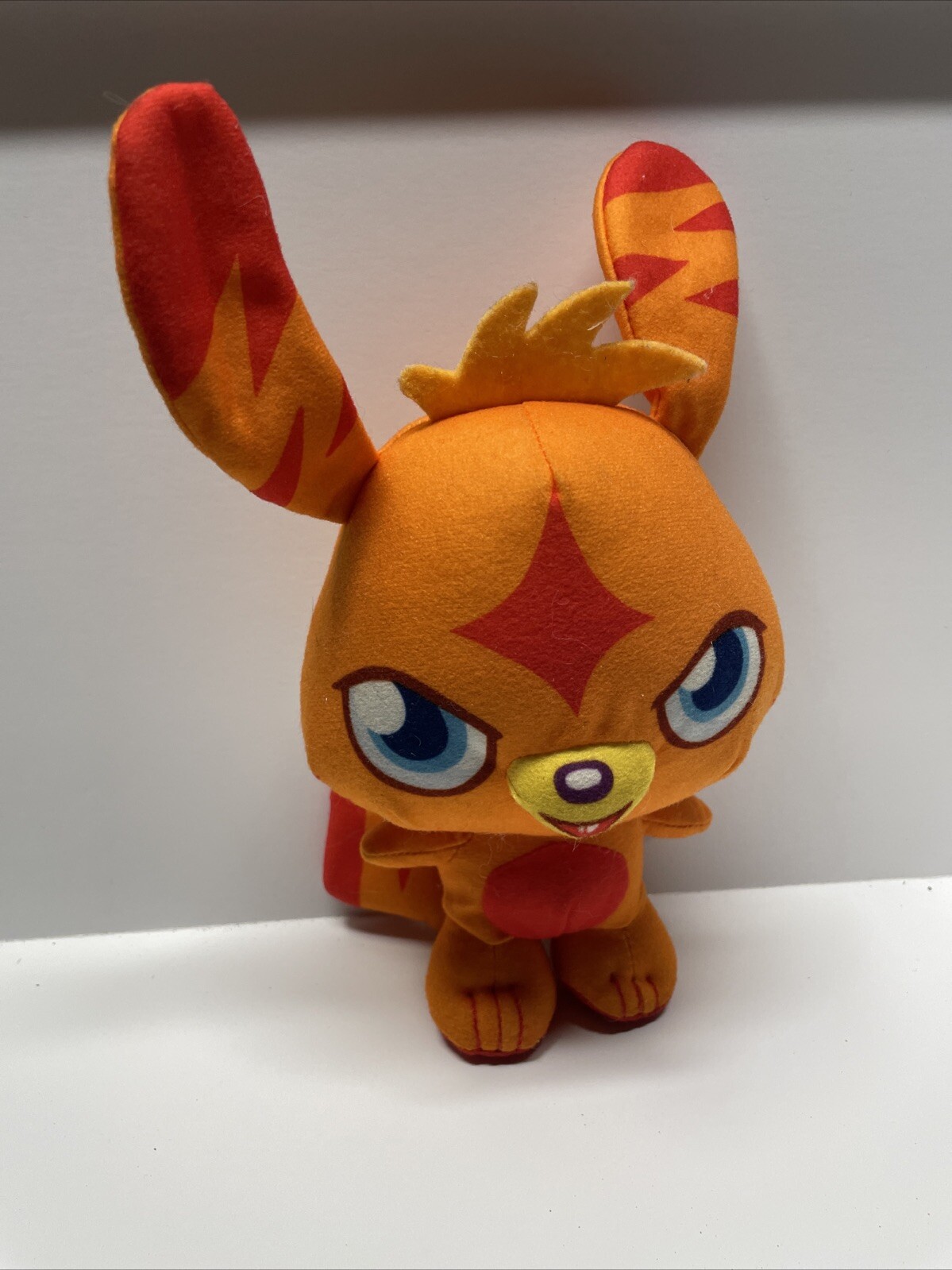 Spin Master Moshi Monsters ORANGE & RED KATSUMA 8" Plush STUFFED ANIMAL ...