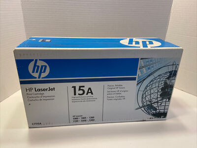 NEW Genuine HP C7115A (15A) Black Toner Cartridge 725184518454| eBay