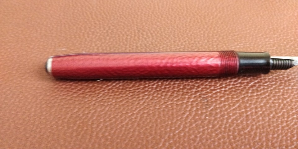 Superb!! Esterbrook J Red Double Jewel Fountain Pen - 1555 Nib | eBay