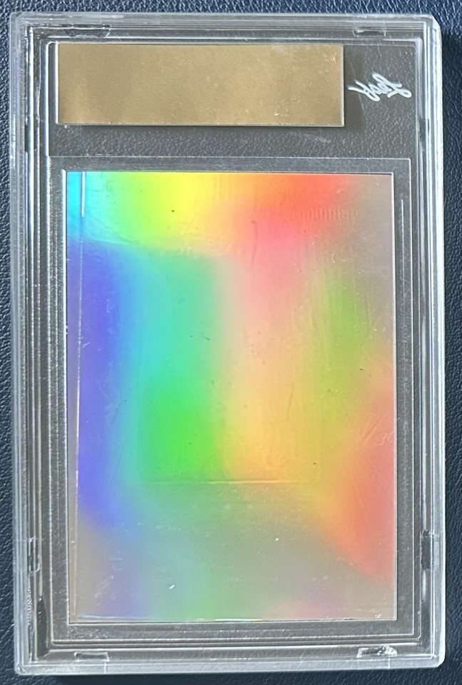 Joe Montana 1/1 Pre-production Proof Prismatic Red Auto 2022 Leaf ...