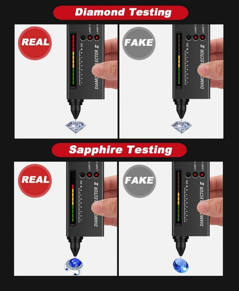 Diamond Tester Selector Gemstone Testing Kit Digital Electronic Tool ...