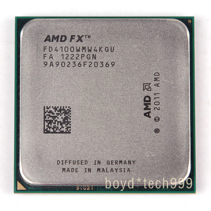 AMD FX-Series FX 4100 FX 4130 FX 4300 FX 6100 FX 6130 Socket AM3+ CPU ...