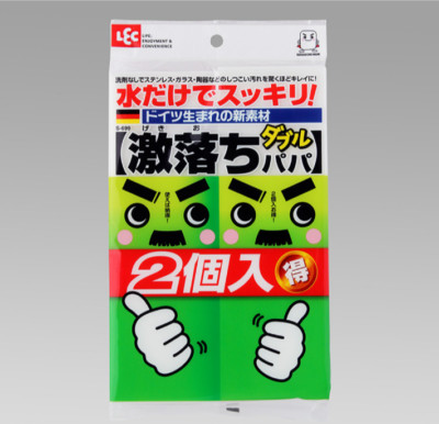 LEC Geki-Ochi Double Papa Cleaning Sponge Extra Quantity Type S-699 ...