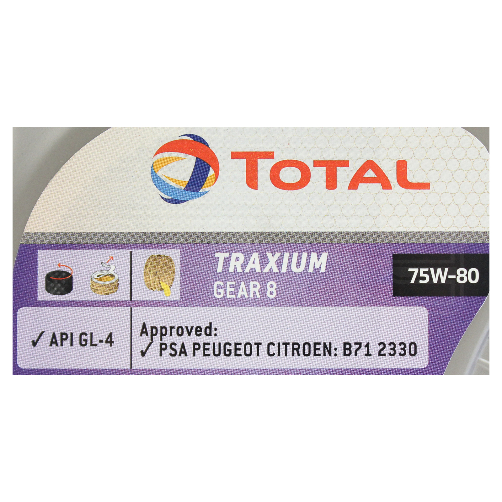 Total Traxium Gear 8 75W-80 75W80 Manual Transmission Gear Oil - 1 ...