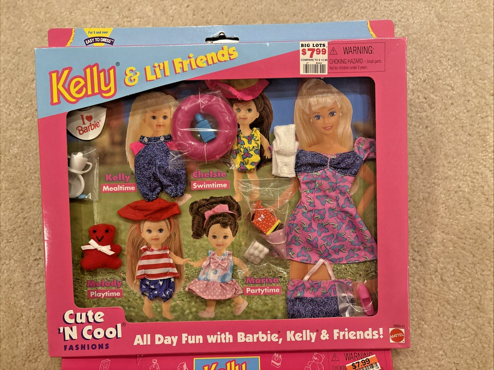 NIB Vintage Kelly N Friends & Lil Friends Cute N Cool Clothes Set Of 2 ...