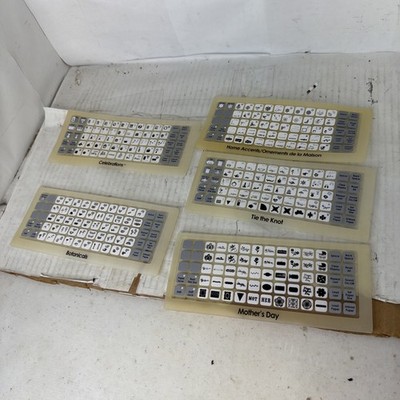 Lot Of 5 Cricut Keyboard Overlays As Pictured | eBay