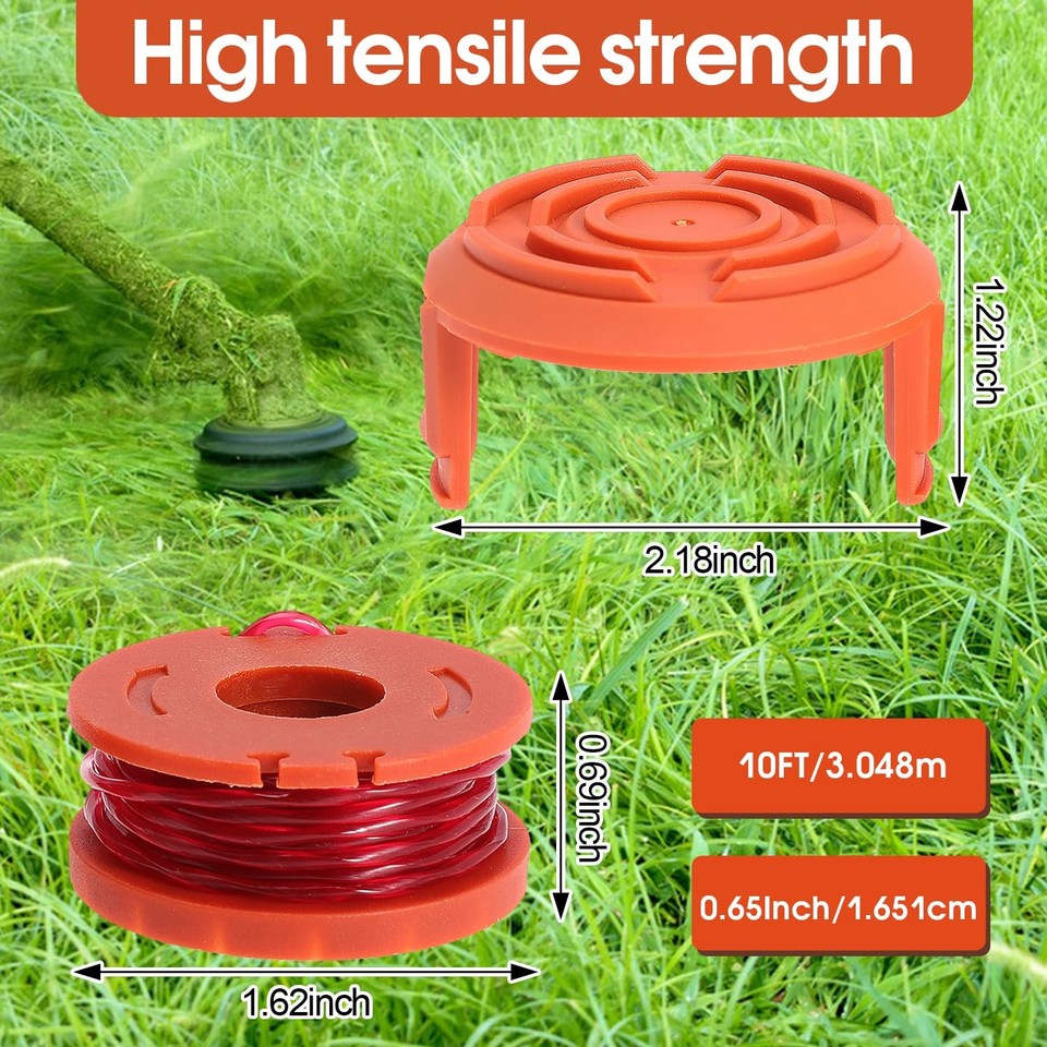 WA0010 Spool Trimmer Line Trimmer Spools for Worx String Trimmer WA0010 ...