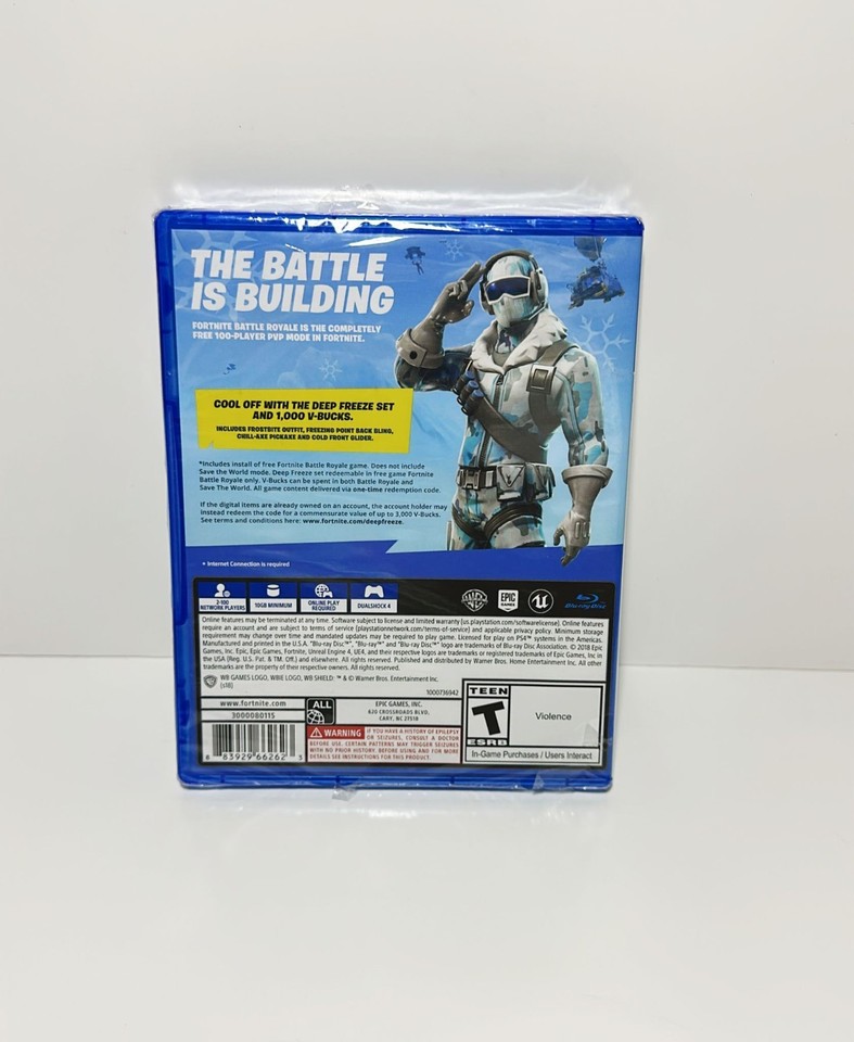 Fortnite Deep Freeze Bundle Playstation PS4 Brand New Sealed | eBay