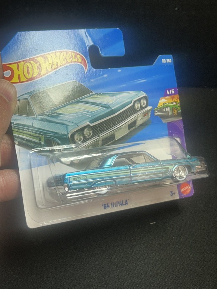 Hot Wheels 2026 Super Treasure Hunt STH # ‘64 Impala ,Short Card | eBay