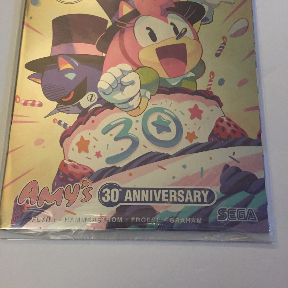 2023 IDW Comic Con Exclusive Sonic the Hedgehog Amy 30th Anniversary ...