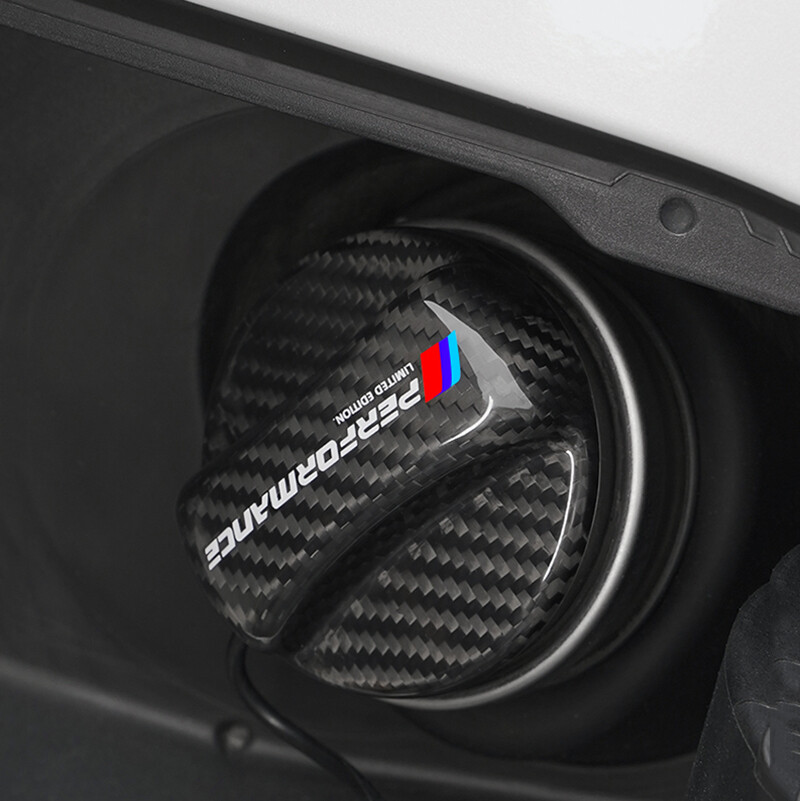 For BMW Carbon Fiber Gas Fuel Cap Cover Fit 3 Series F30 E36 E46 E39 ...