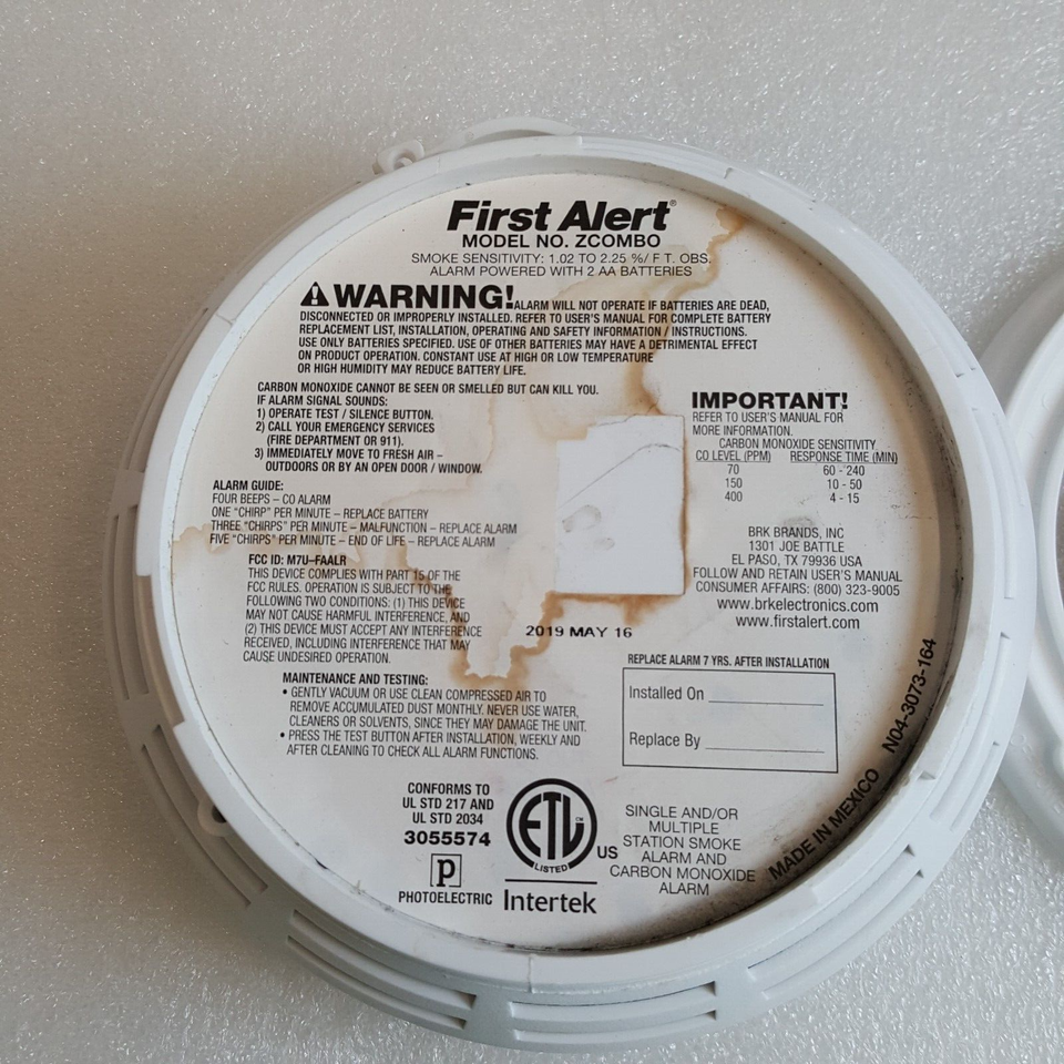 First Alert Z-WAVE Smoke & Carbon Monoxide Alarm (ZCOMBO) - with New ...