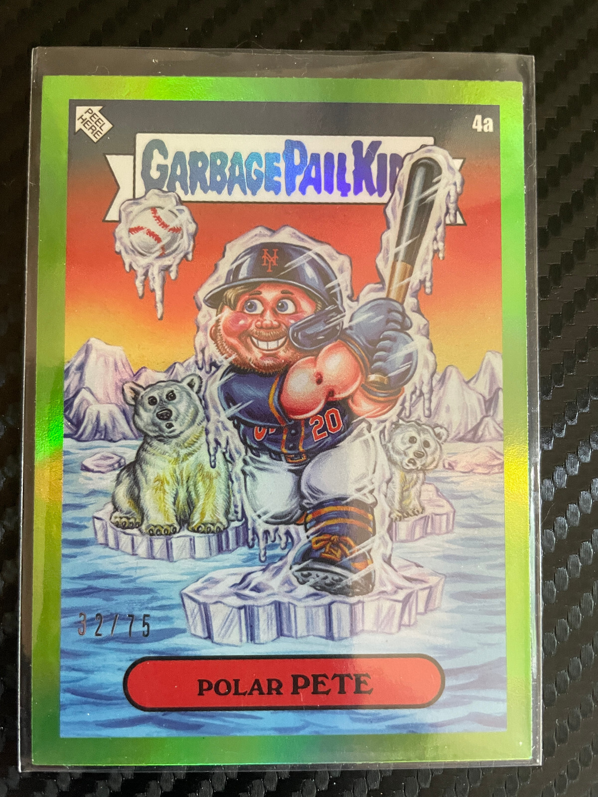 Garbage Pail Kids - GPK x MLB Polar Pete 4a Green /75 | eBay