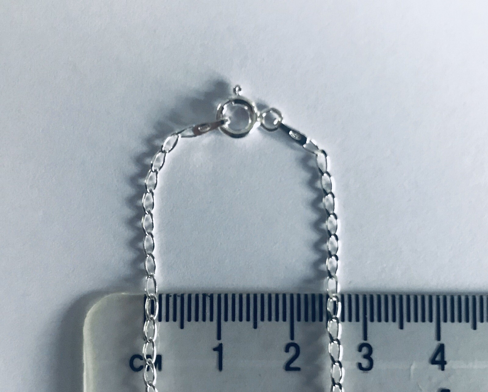 Sterling Silver 925 18” Open Curb Chain New | eBay UK