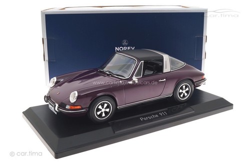 1971 Porsche 911 Targa Eggplant Norev 1:18 187644 | eBay