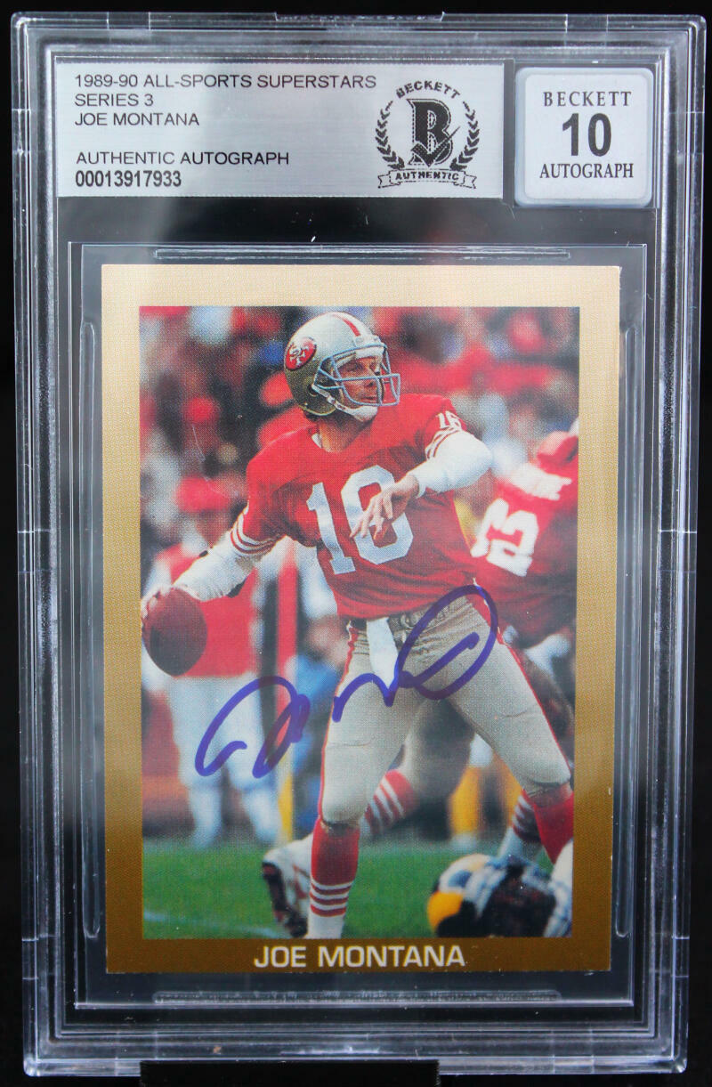 Joe Montana | Autographed Football Memorabilia & NFL Merchandise