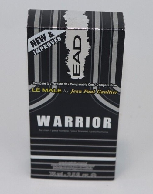 2x EAD Warrior for Mens Cologne Spray 2.5 Oz EA Compared to Le Male for ...