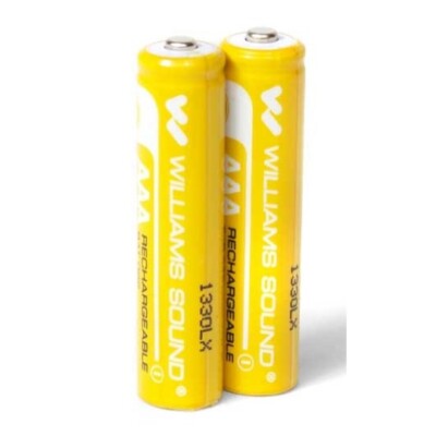 Williams Sound BAT 022 AAA NiMH Rechargeable Batteries 2 Count | eBay