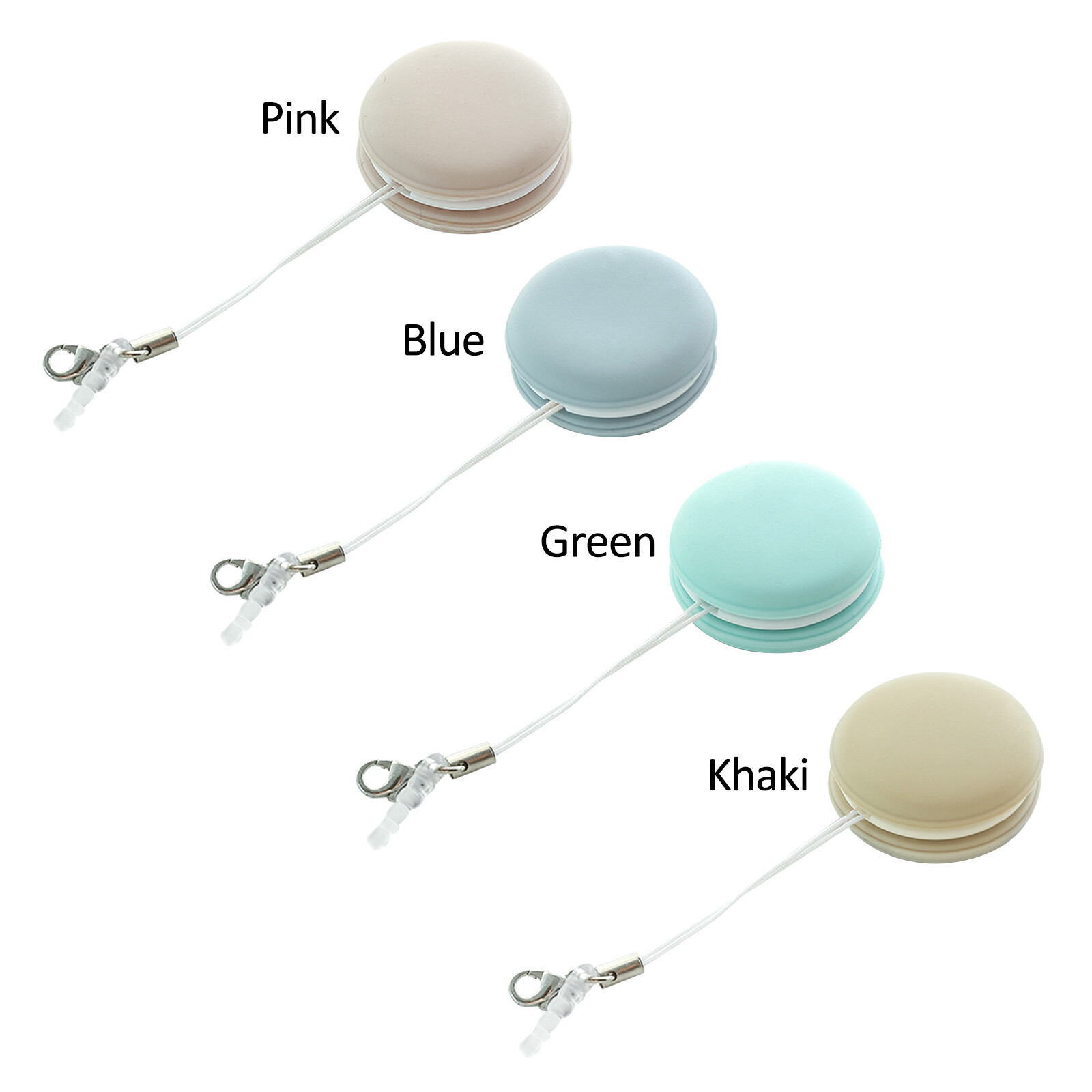 "Portable Macaron Keychain Phone Screen Cleaner for Eyeglasses & Camera ...