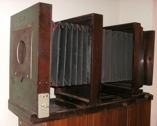 BIG Vintage Ansco Studio Camera.Dual Bellows,5X7(can be 8X10)Film Back ...