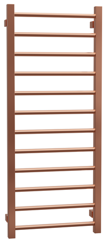 Rose Gold Towel Rail Ladder Bathroom Straight Warmer Two Sizes 500mm x ...