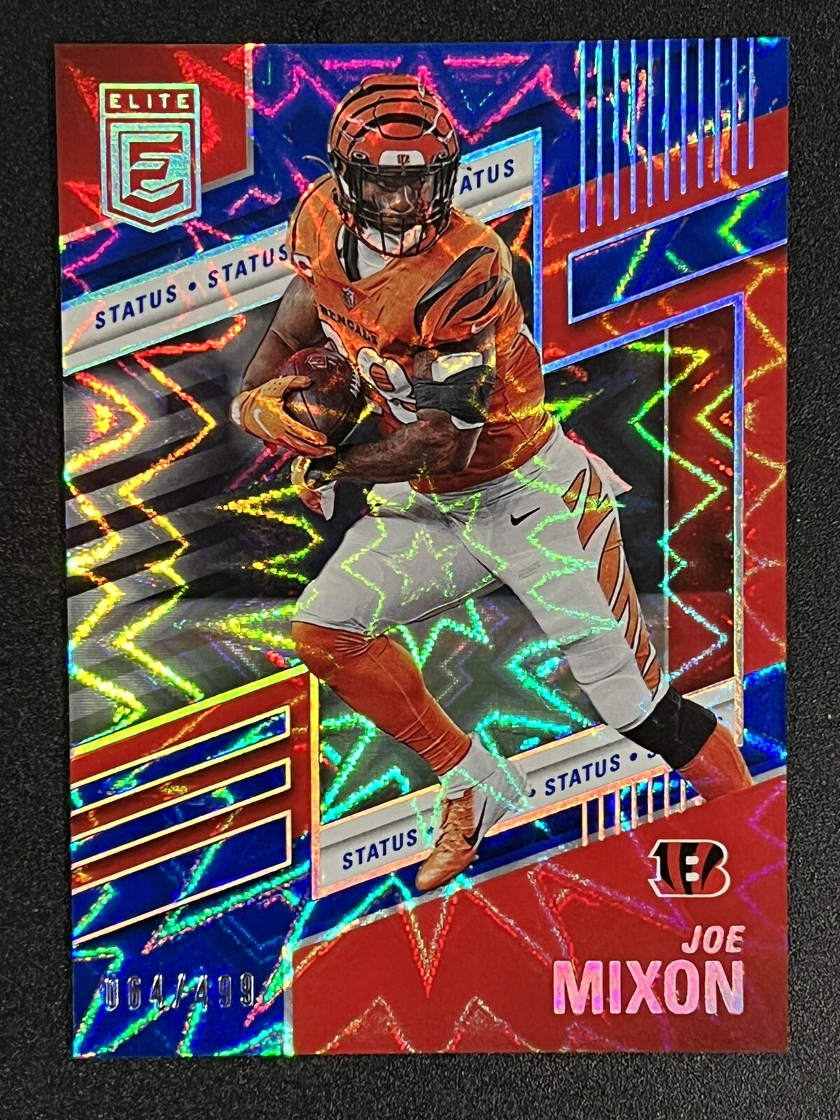 JOE MIXON 2022 Donruss Elite Blue Status Explosion /499 Cincinnati ...
