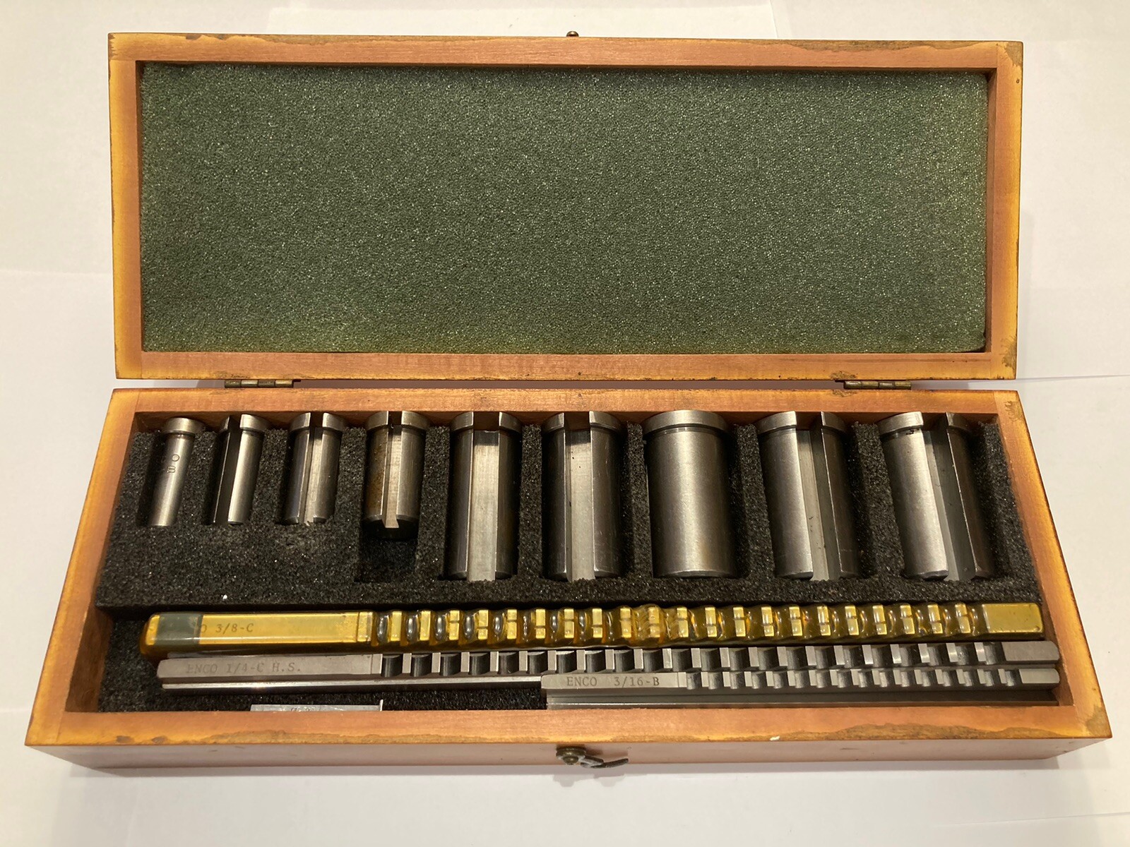 ENCO 1/8" to 3/8" KEYWAY BROACHING SET(Partial Set) | eBay
