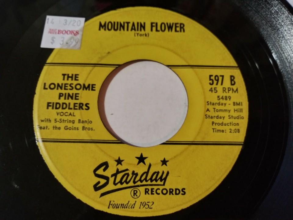 Lonesome Pine Fiddlers – Little Glass Of Wine VG 45RPM Starday 597 ...
