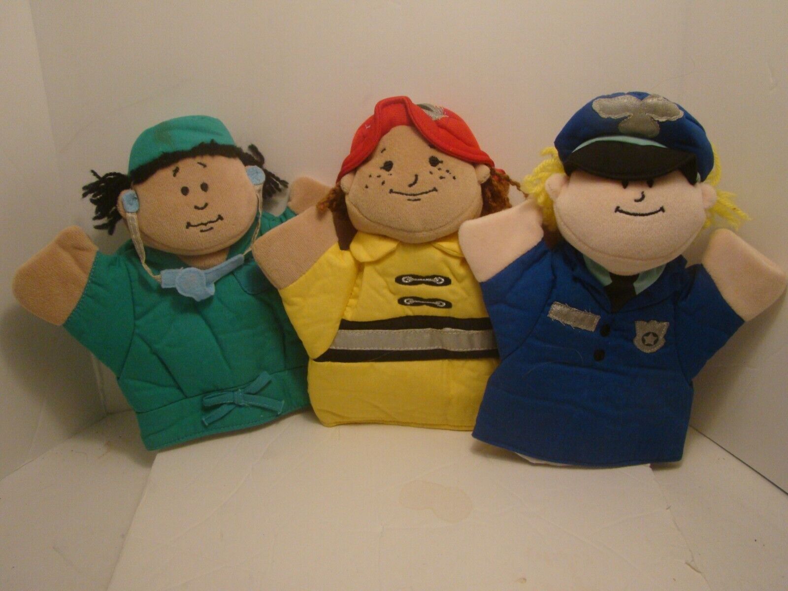 Set of 3 Career Puppets Cop, Doctor, Fireman | eBay